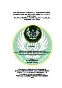 Analisis Peningkatan Kualitas Sumber Daya Manusia (SDM) Dalam ...